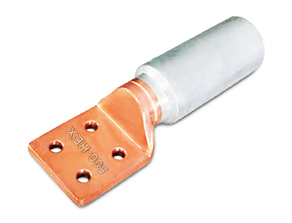 Aluminium - Copper Bi-Metal Terminals (With Copper Palms) - HEX