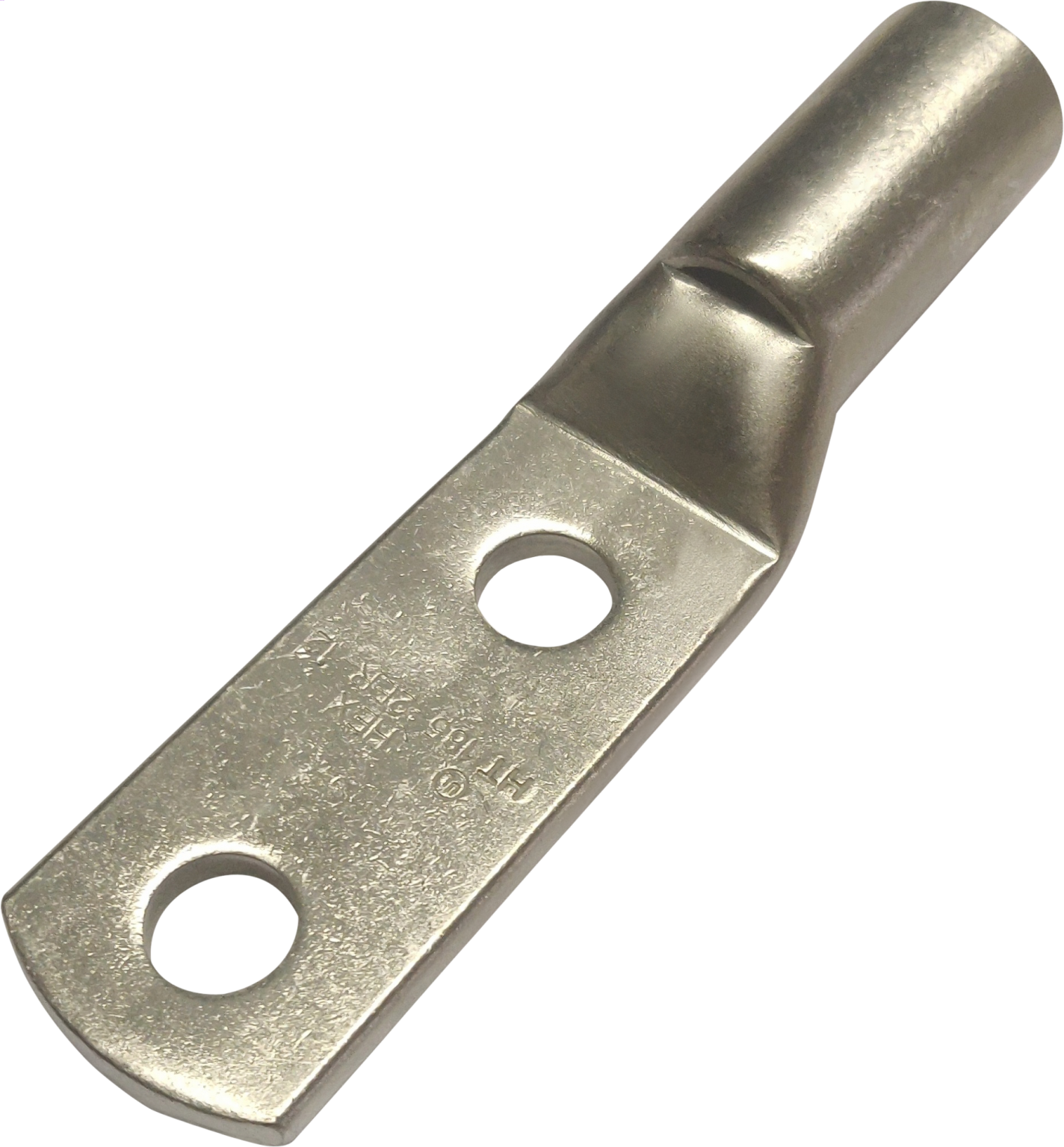 Crimping Type Copper Tubular Cable Terminal Ends - Two Hole - HEX