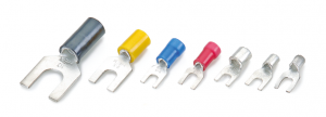 Fork Type Tinned Copper Cable Terminal Ends - HEX
