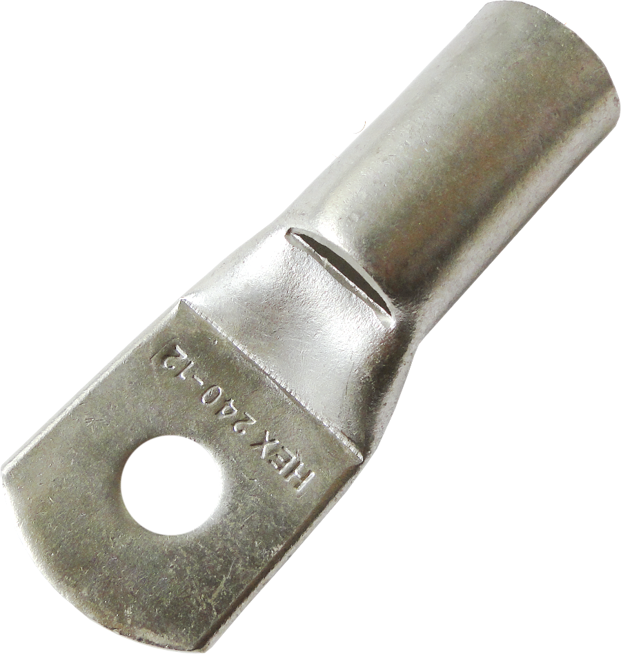 Long Barrel Tinned Copper Cable Terminal Ends - HEX