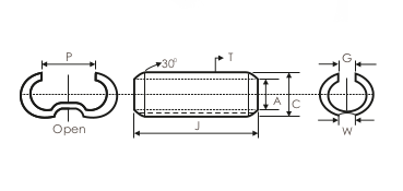 Soldering Type Copper Weak Back Ferrules - HEX