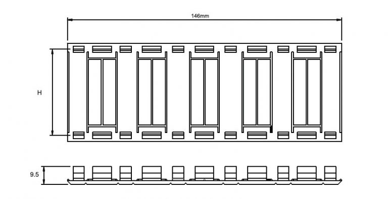 MCB / Module Blanking Plate - HEX