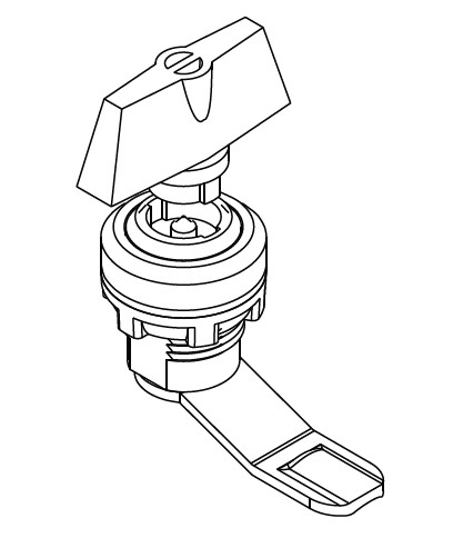 Panel Door Knob - HEX