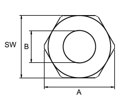 PG Threaded Nylon Flexible Cable Glands - HEX