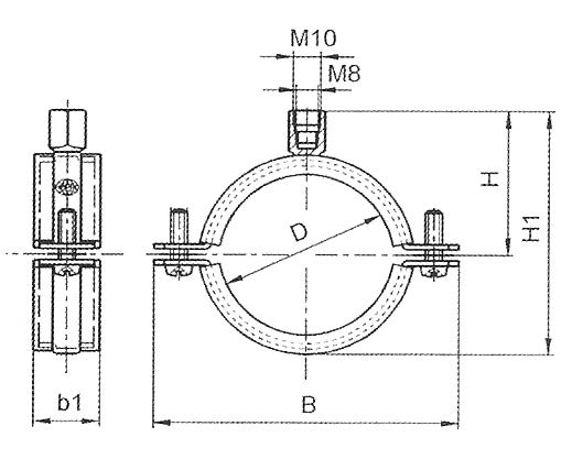 Plain Split Clamp - HEX