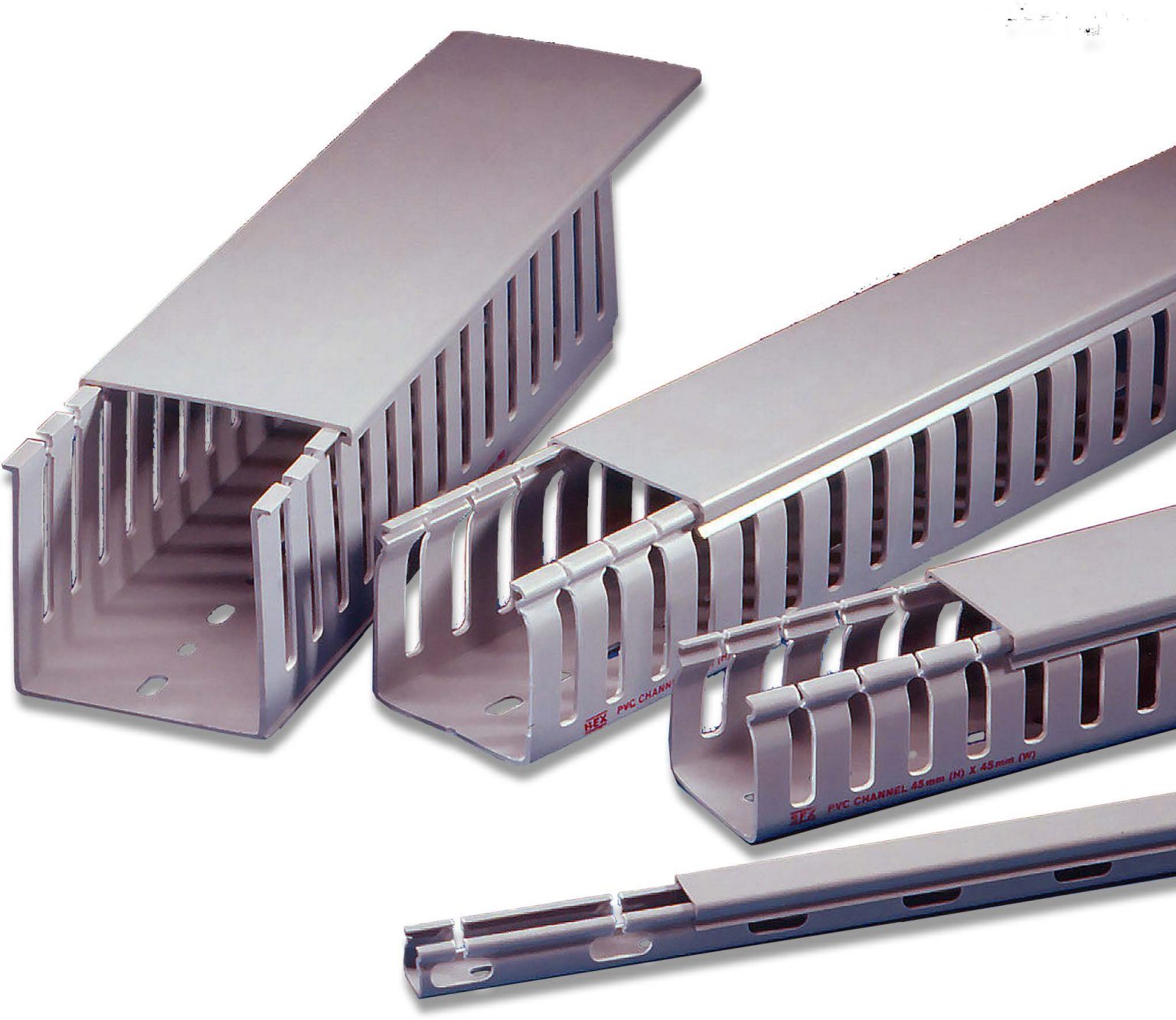 PVC Cable Ducts / Channels / Panel Trunkings - HEX