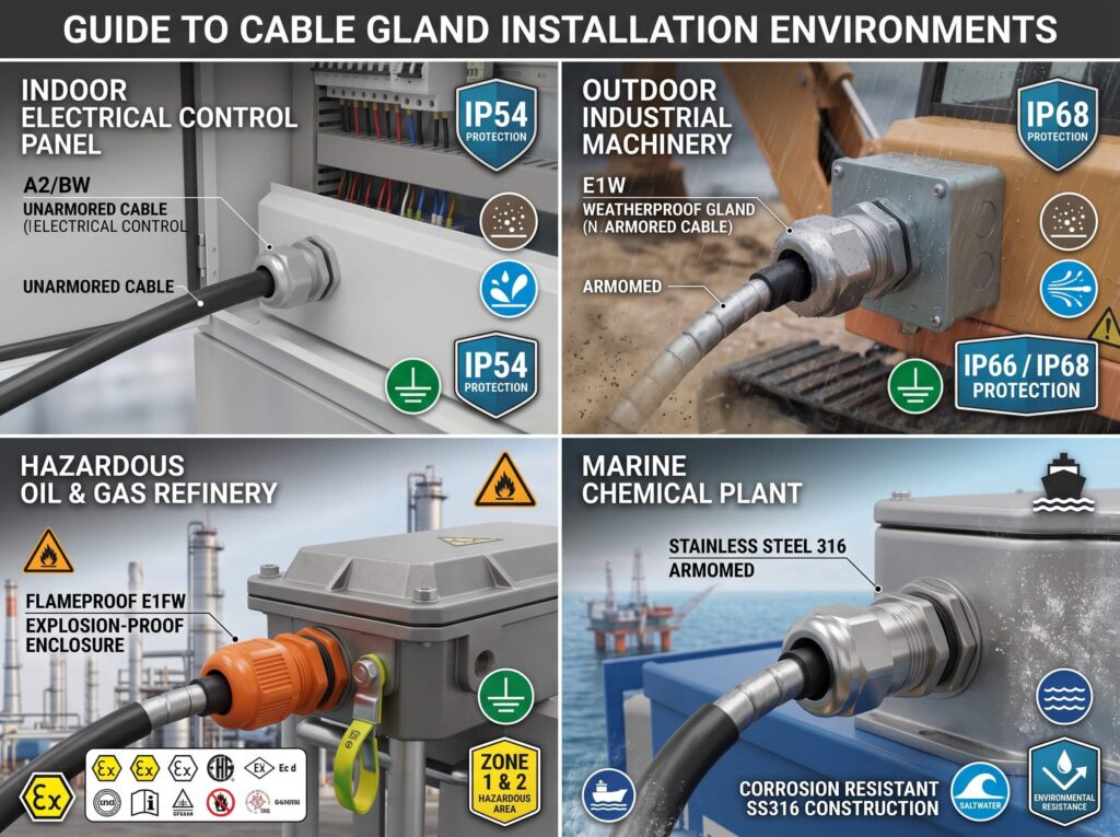 Cable Gland Selection Guide — Pick the Right Cable Gland in 5 Simple ...
