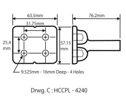 Cast Ground Plate Or Earth Plate - HEX